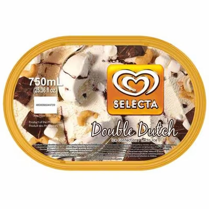 Selecta Double Dutch Ice Cream 750ml