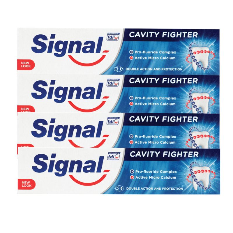 Signal Cavity Fighter Toothpaste 4x75ml