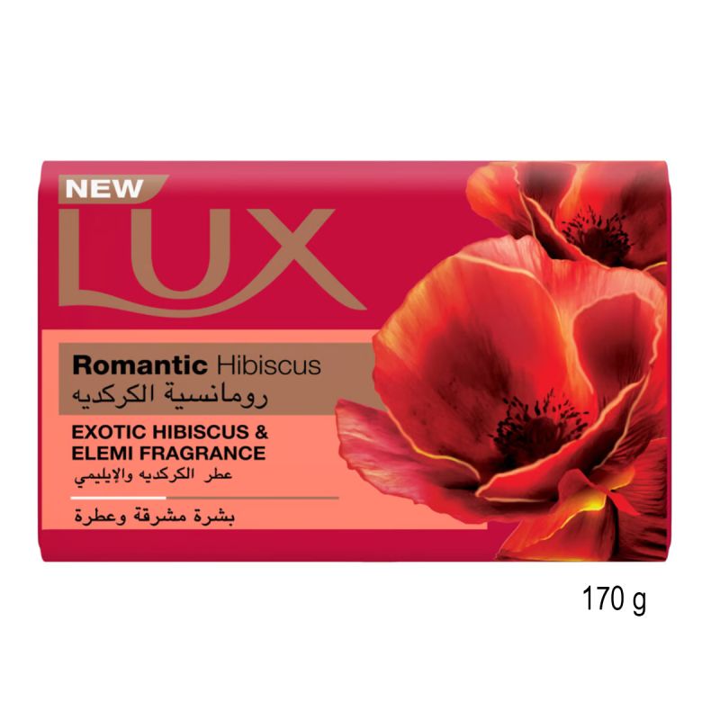 LUX BAR RMNTC HIBISCUS 170G