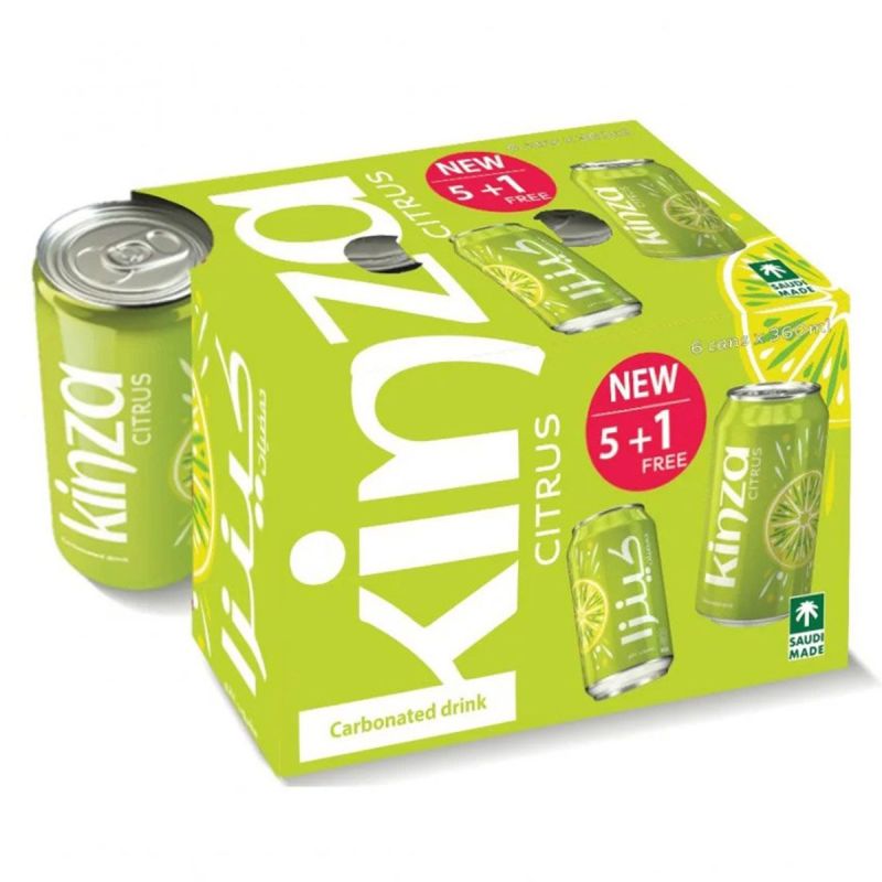 Kinza Citrus Soft Drinks 6x360ml