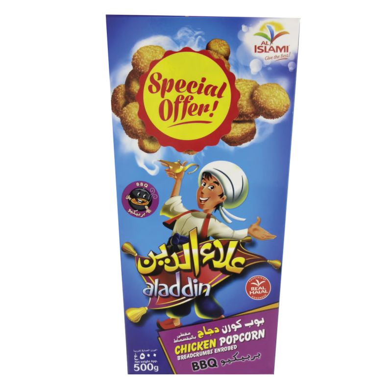 Al Islami Aladdin Chicken Popcorn BBQ Flavor 500g