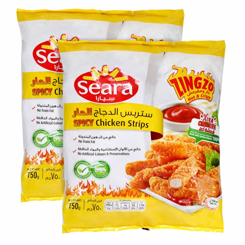 Seara Chicken Strips Spicy 2X750Gm