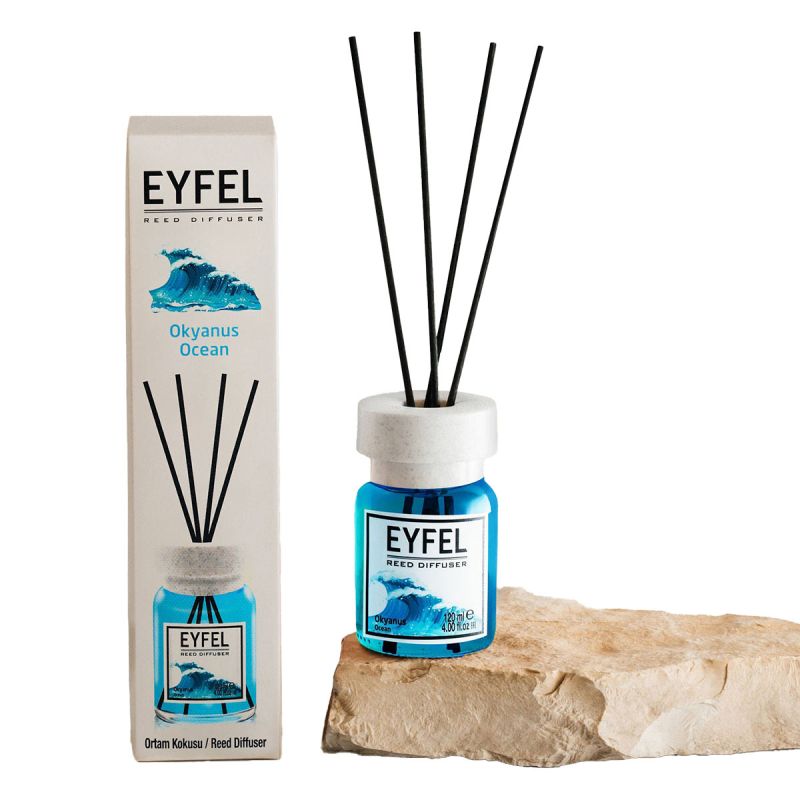 EYFEL Aroma Diffuser with Sticks Black Ocean 120ml