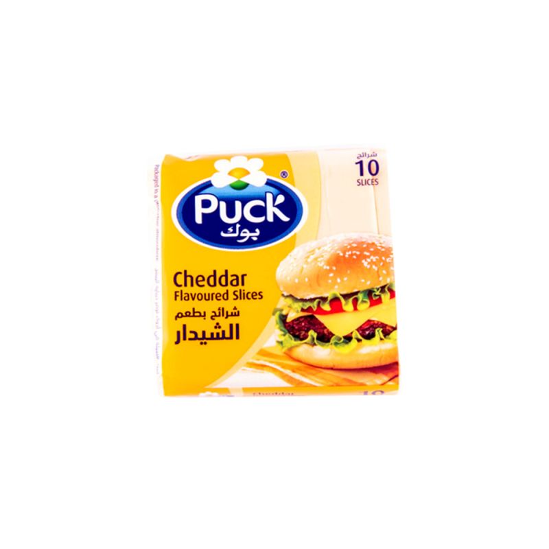 Puck Cheese Slices Cheddar 200
