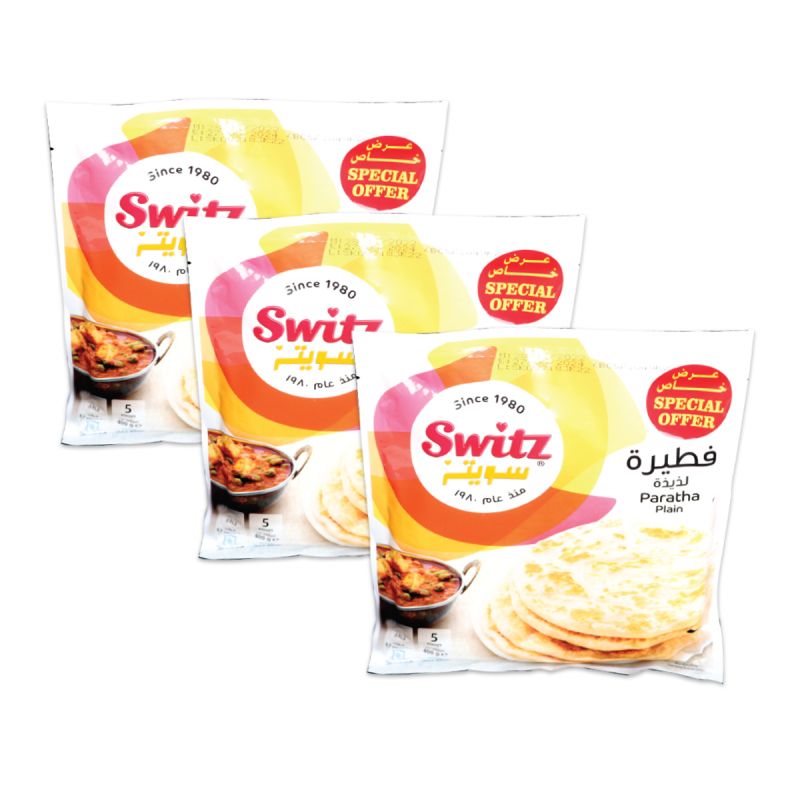 Switz Paratha Plain 3x400g